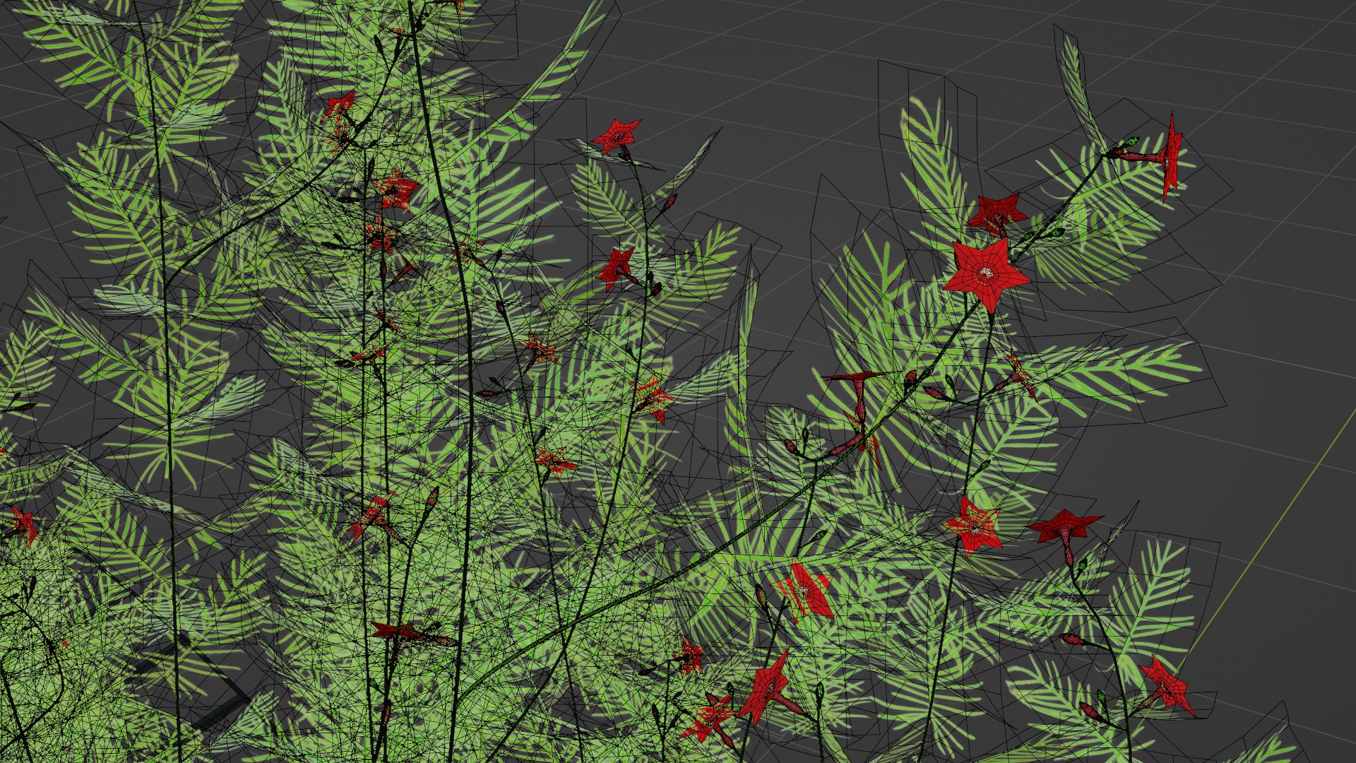 3D 3d Gate With Flower 02 Model - TurboSquid 2081982