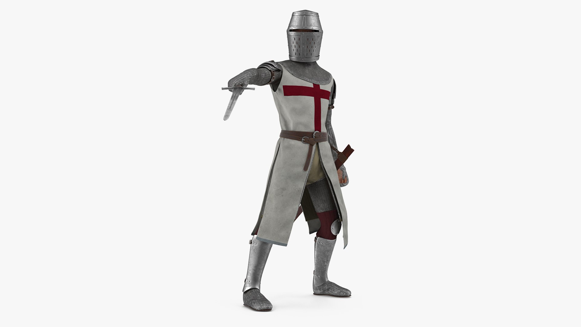 3D Knight Templar Set Rigged For Cinema 4D - TurboSquid 2111074