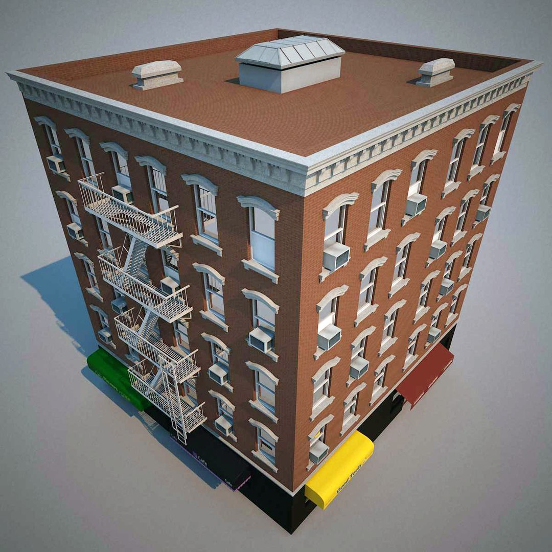 building v3 3d model