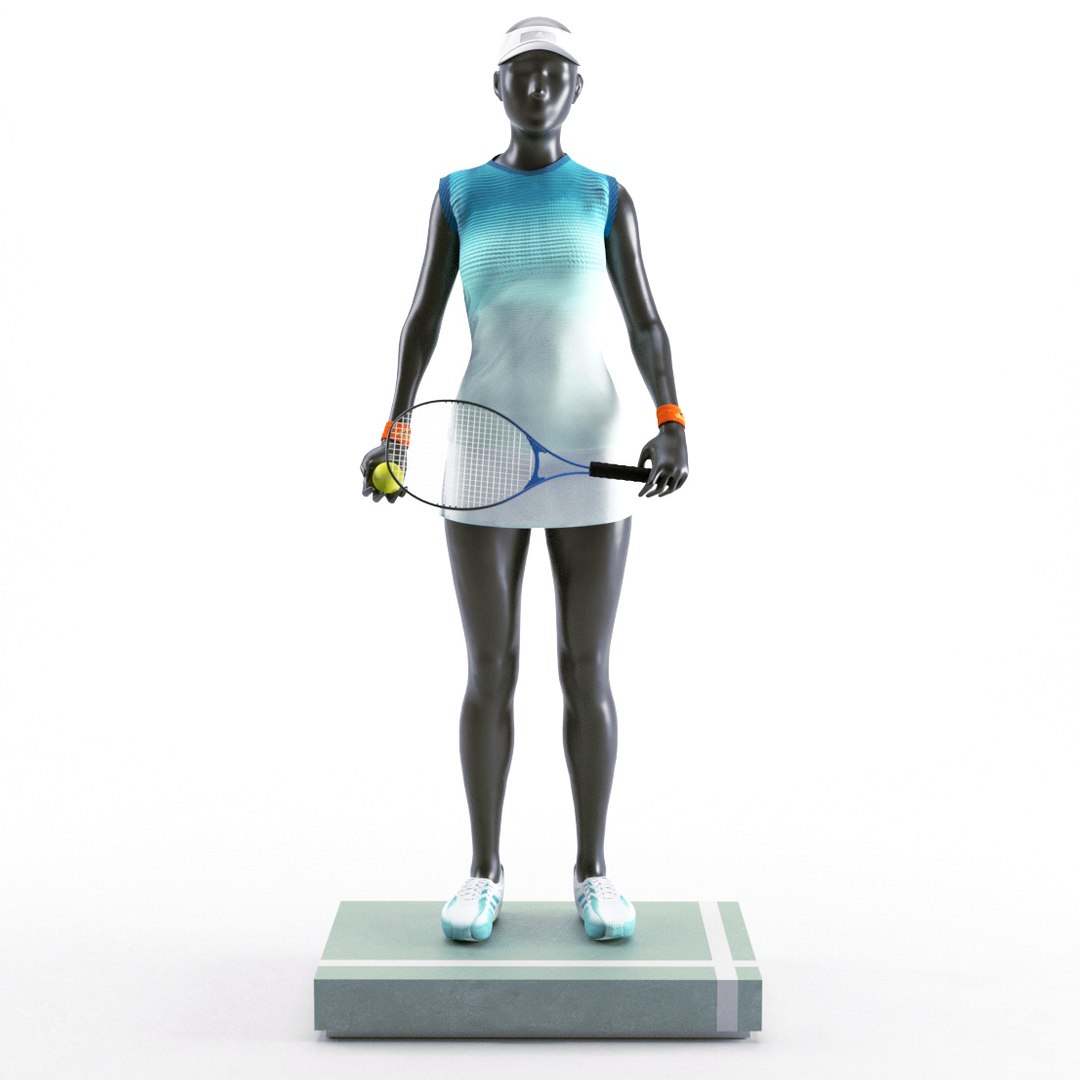 Tennis Woman Mannequin Model - TurboSquid 1394428