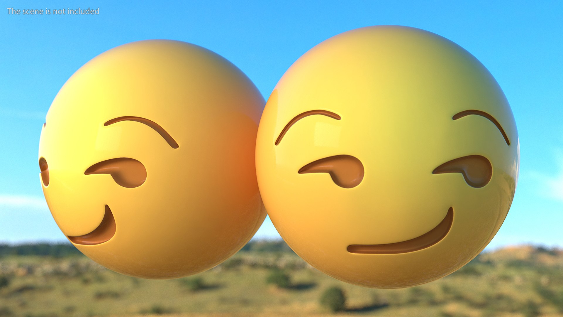 3D model smirk emoji - TurboSquid 1533760