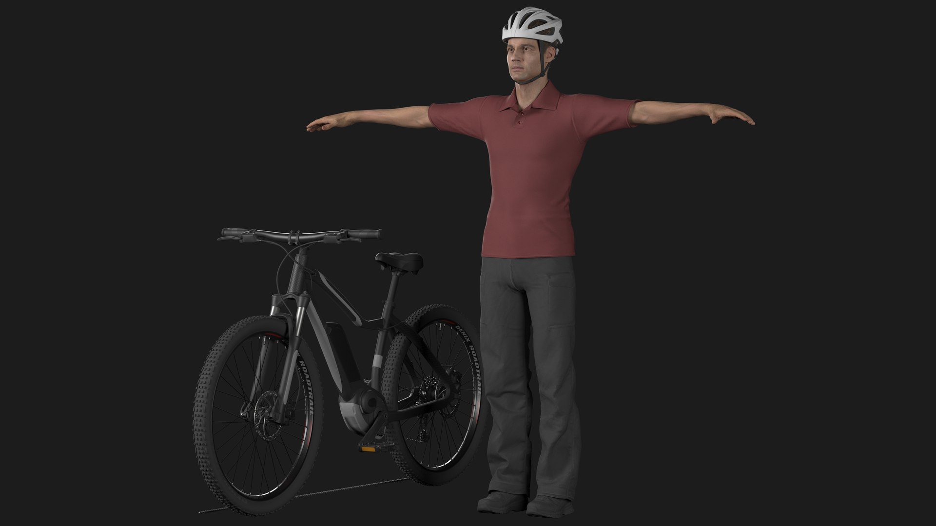 Man Bike Rider 3D Model - TurboSquid 2335885