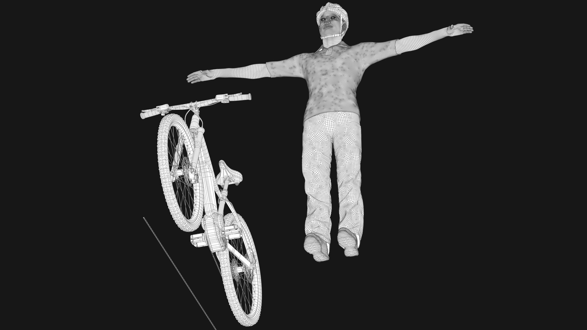 Man Bike Rider 3D Model - TurboSquid 2335885