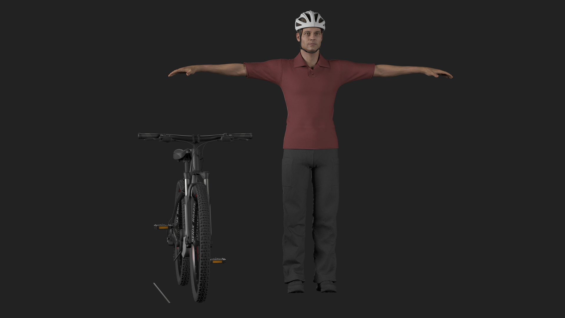 Man Bike Rider 3D Model - TurboSquid 2335885