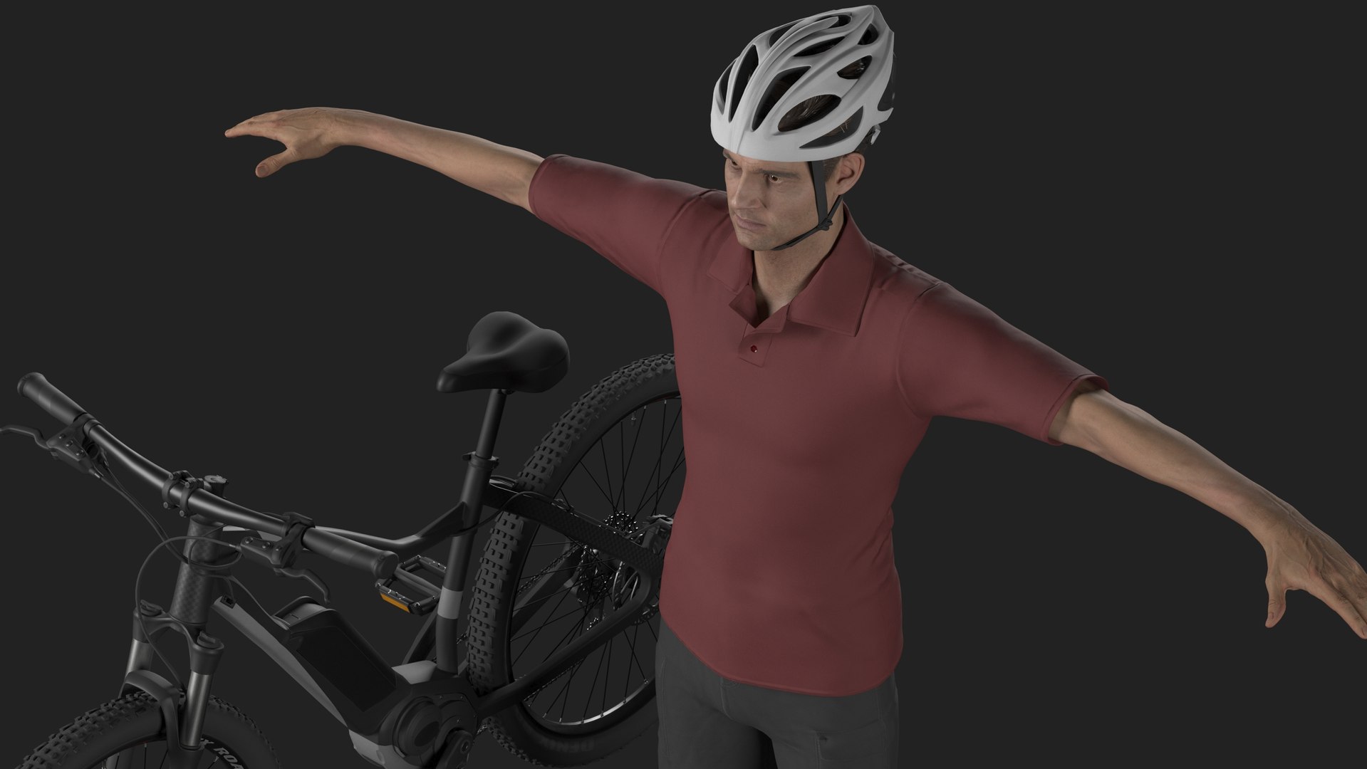 Man Bike Rider 3D Model - TurboSquid 2335885