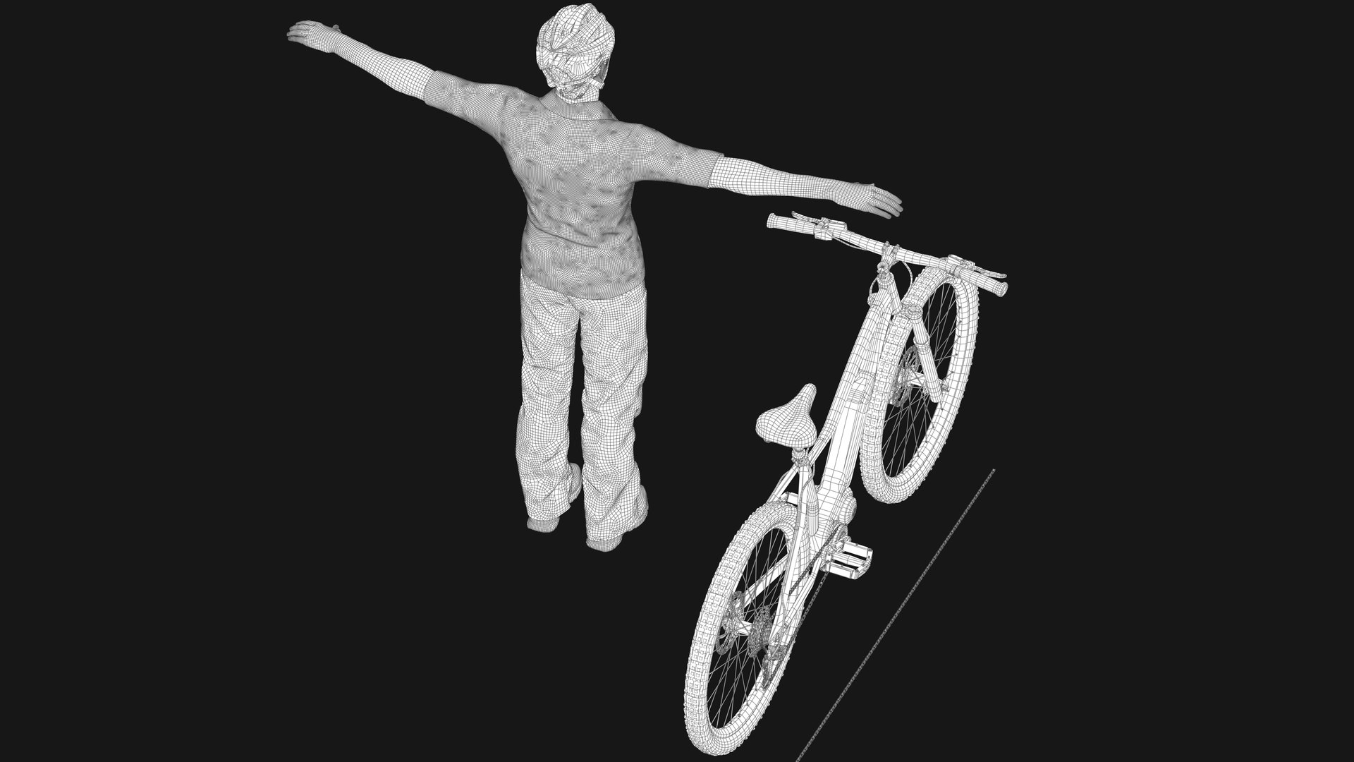 Man Bike Rider 3D Model - TurboSquid 2335885