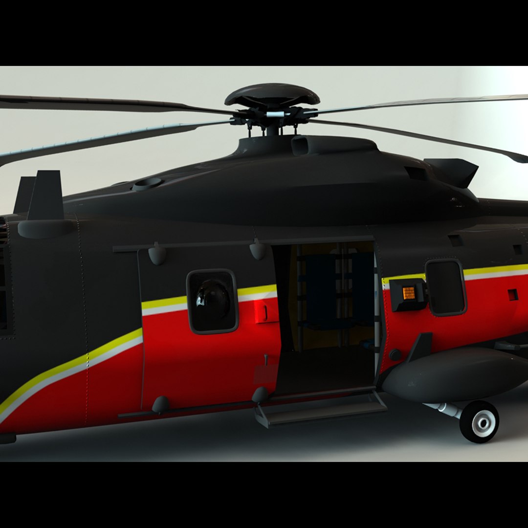 Nhi Nh-90 Helicopter Nh90 3d Model