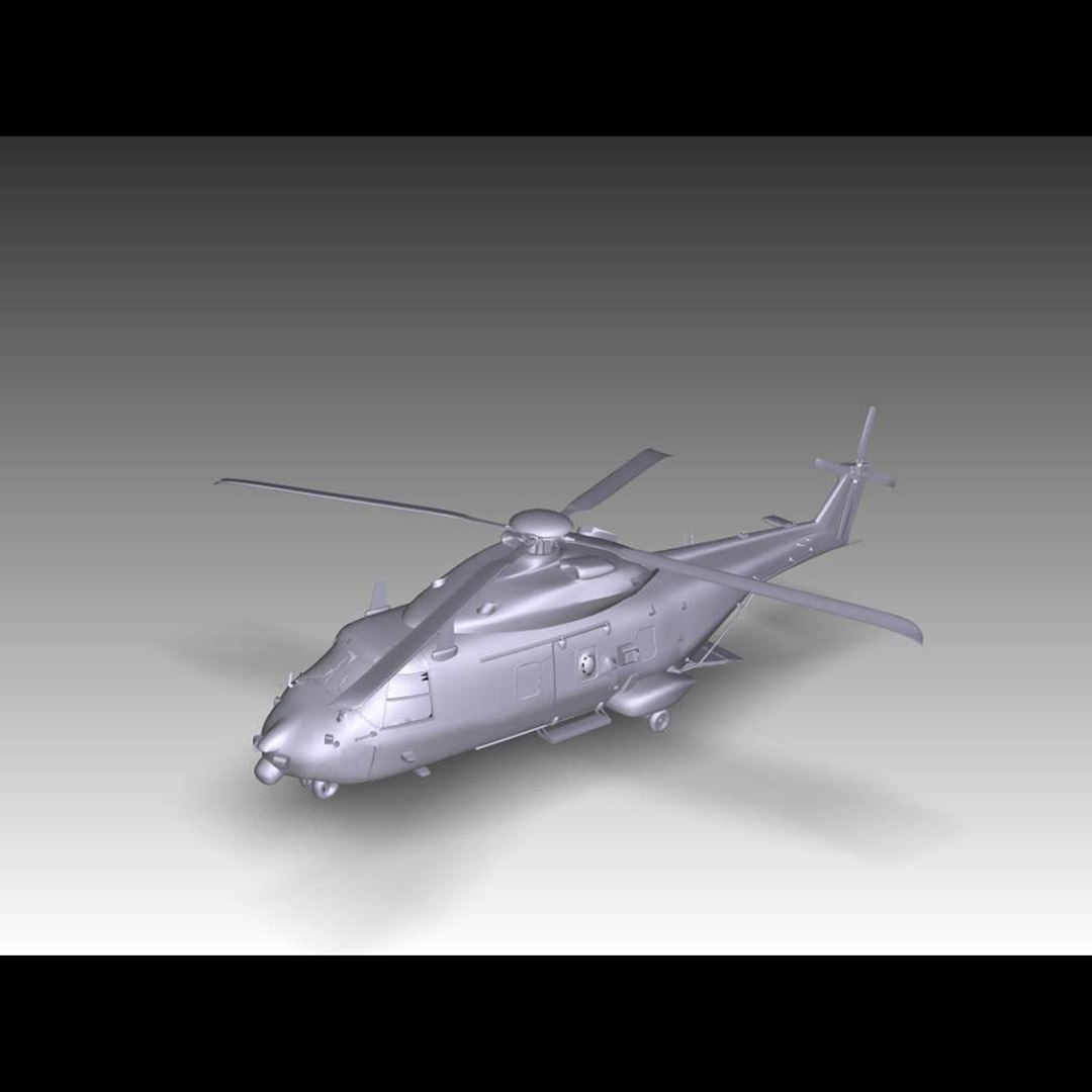 Nhi Nh-90 Helicopter Nh90 3d Model