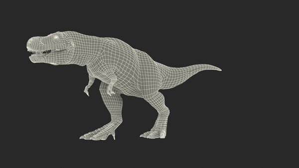 3D модель T Rex Walking Animated Rigged для Maya - TurboSquid 2111450