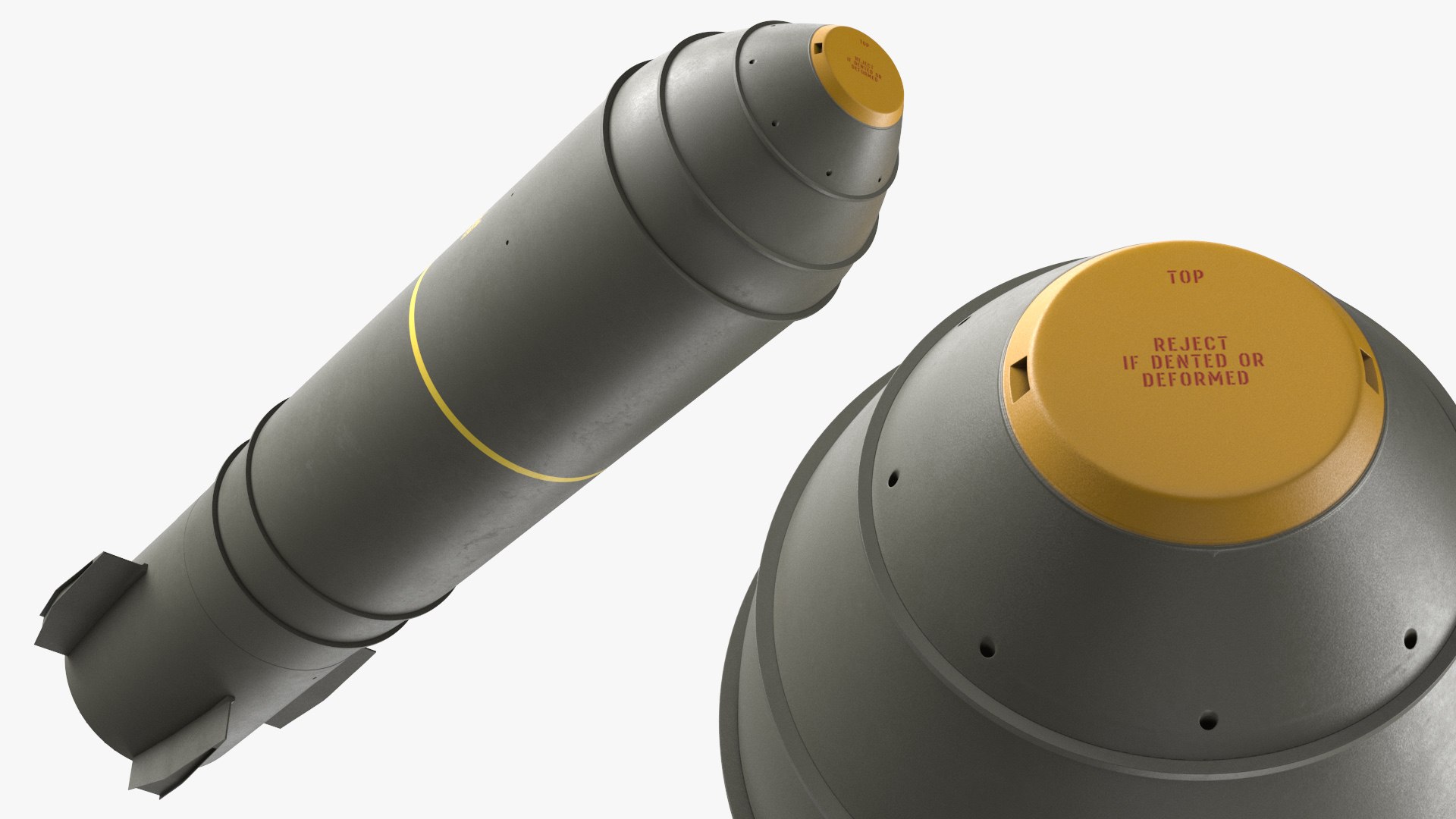 Military Thermonuclear Bomb MK-17 3D Model - TurboSquid 2278917