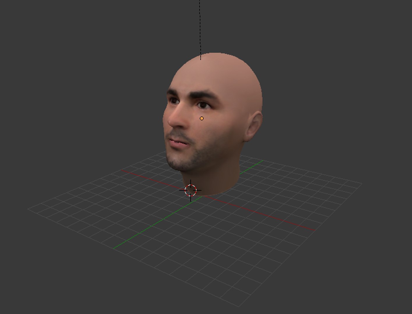 Karim Benzema Face 3d Model