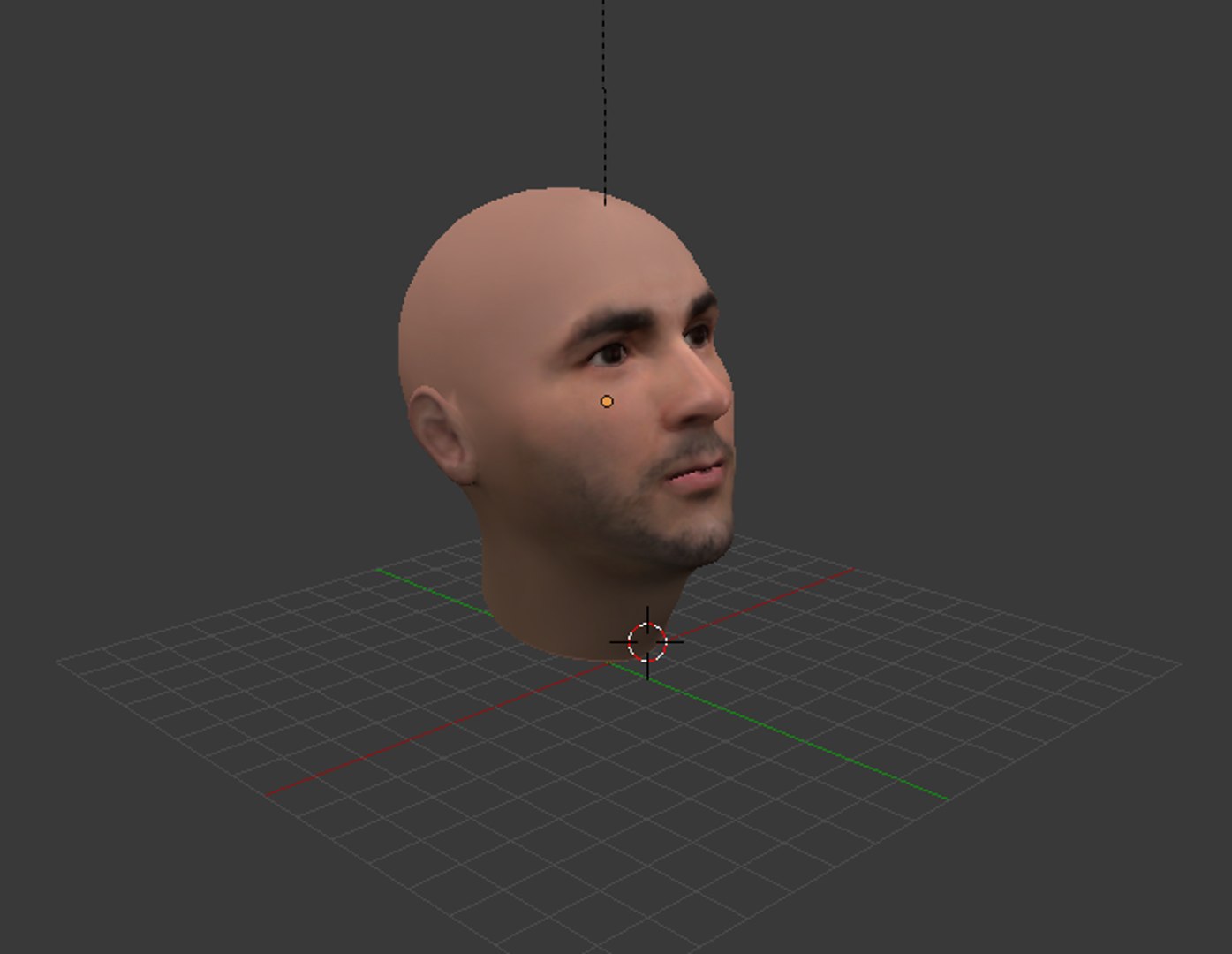 Karim Benzema Face 3d Model