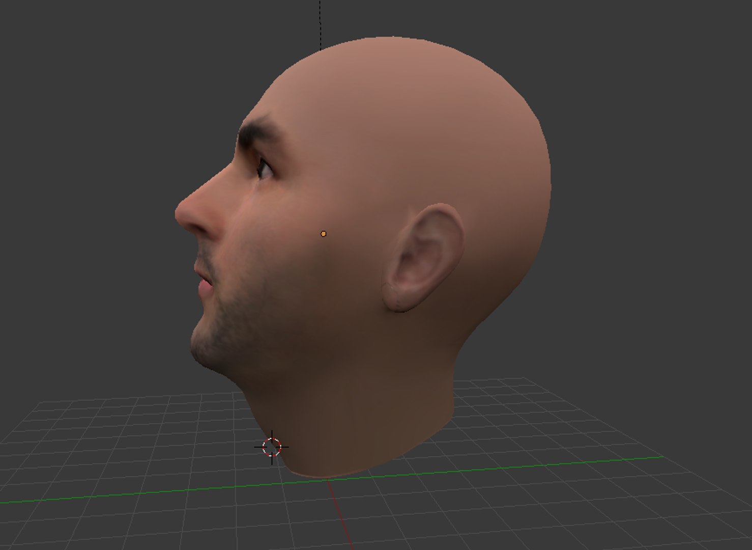 Karim Benzema Face 3d Model