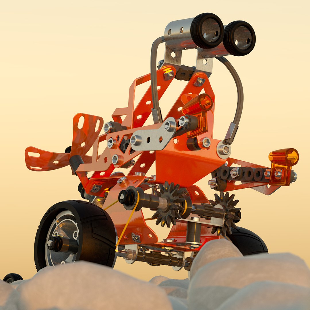 Meccano Robot Toy 3d Model