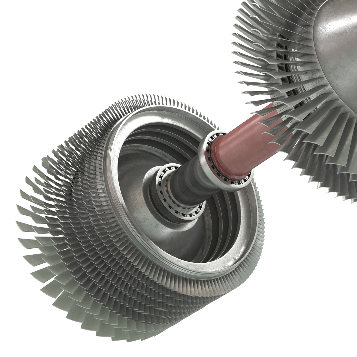 3d model turbines gas