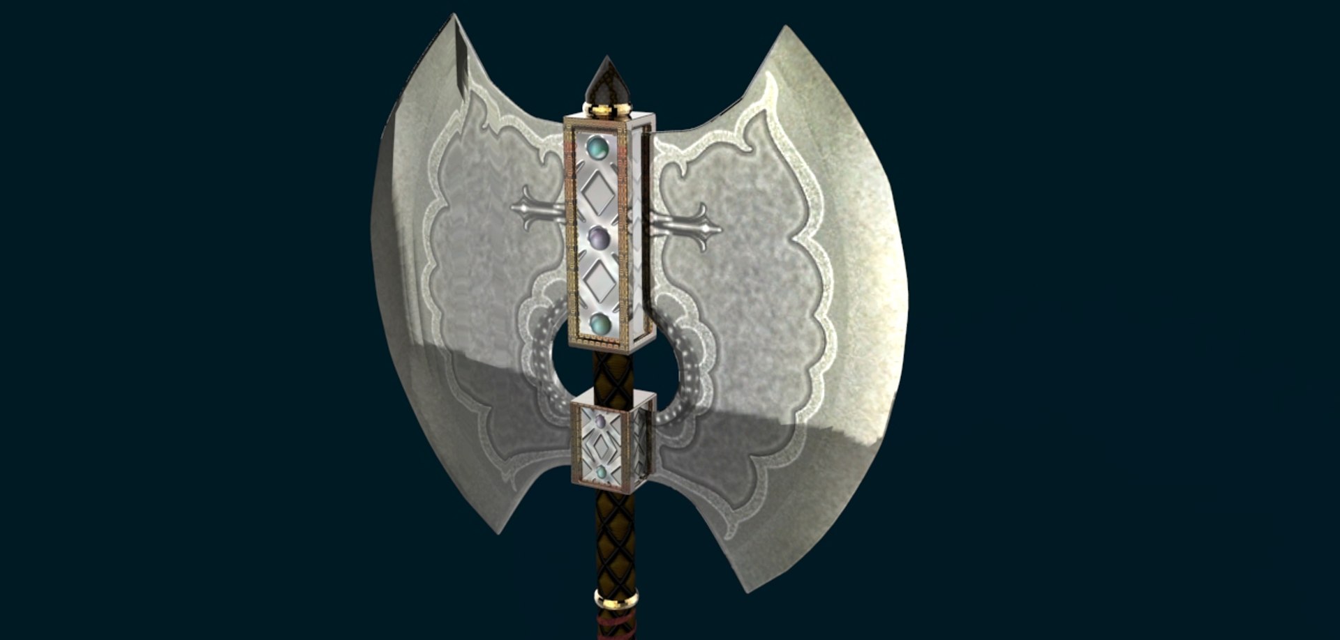 Dwarf Axe 3d Obj