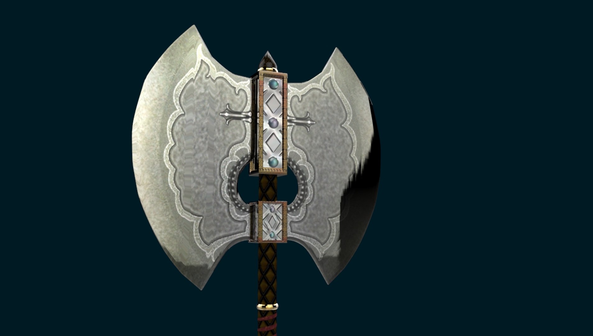 Dwarf Axe 3d Obj