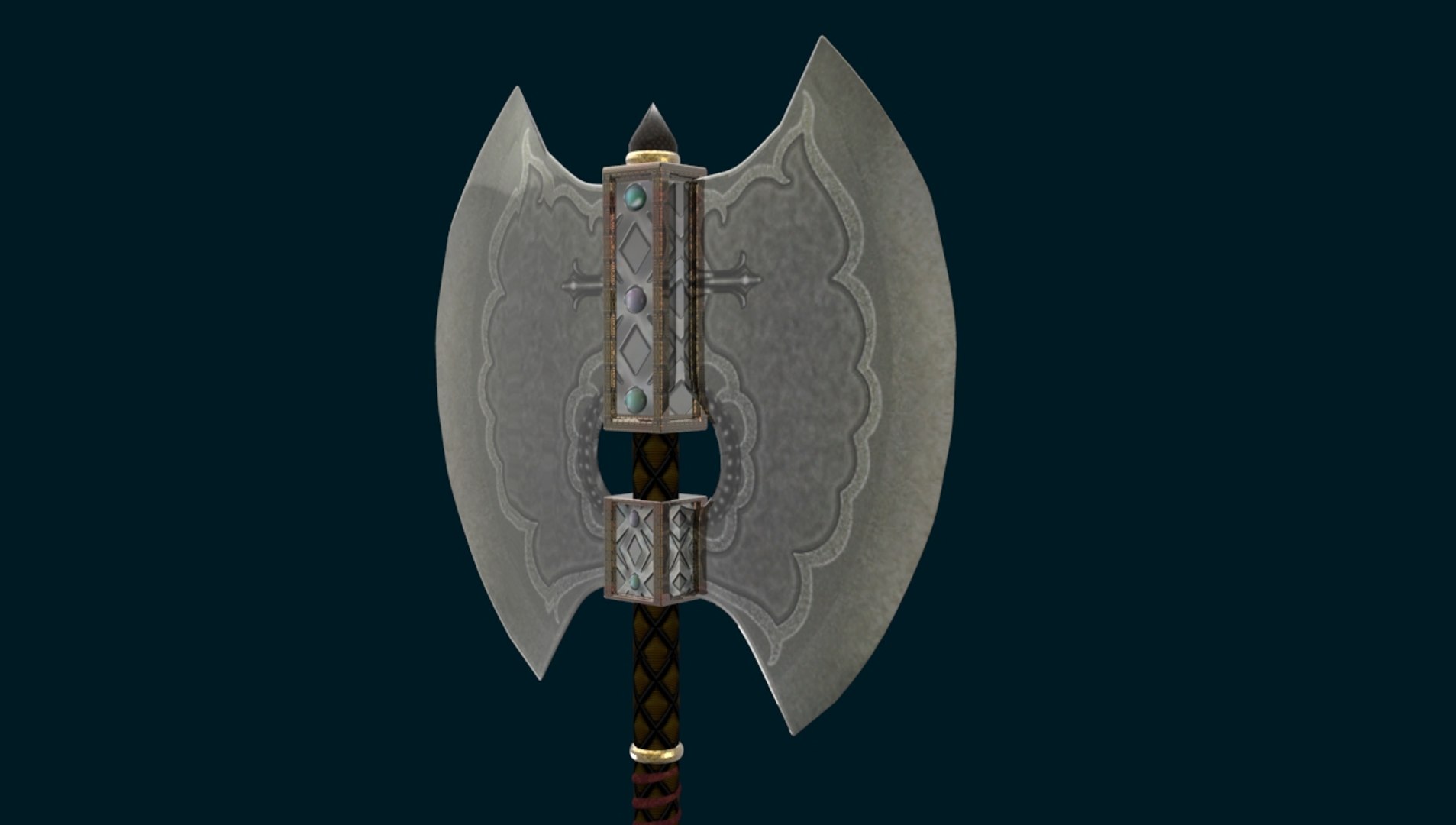 Dwarf Axe 3d Obj
