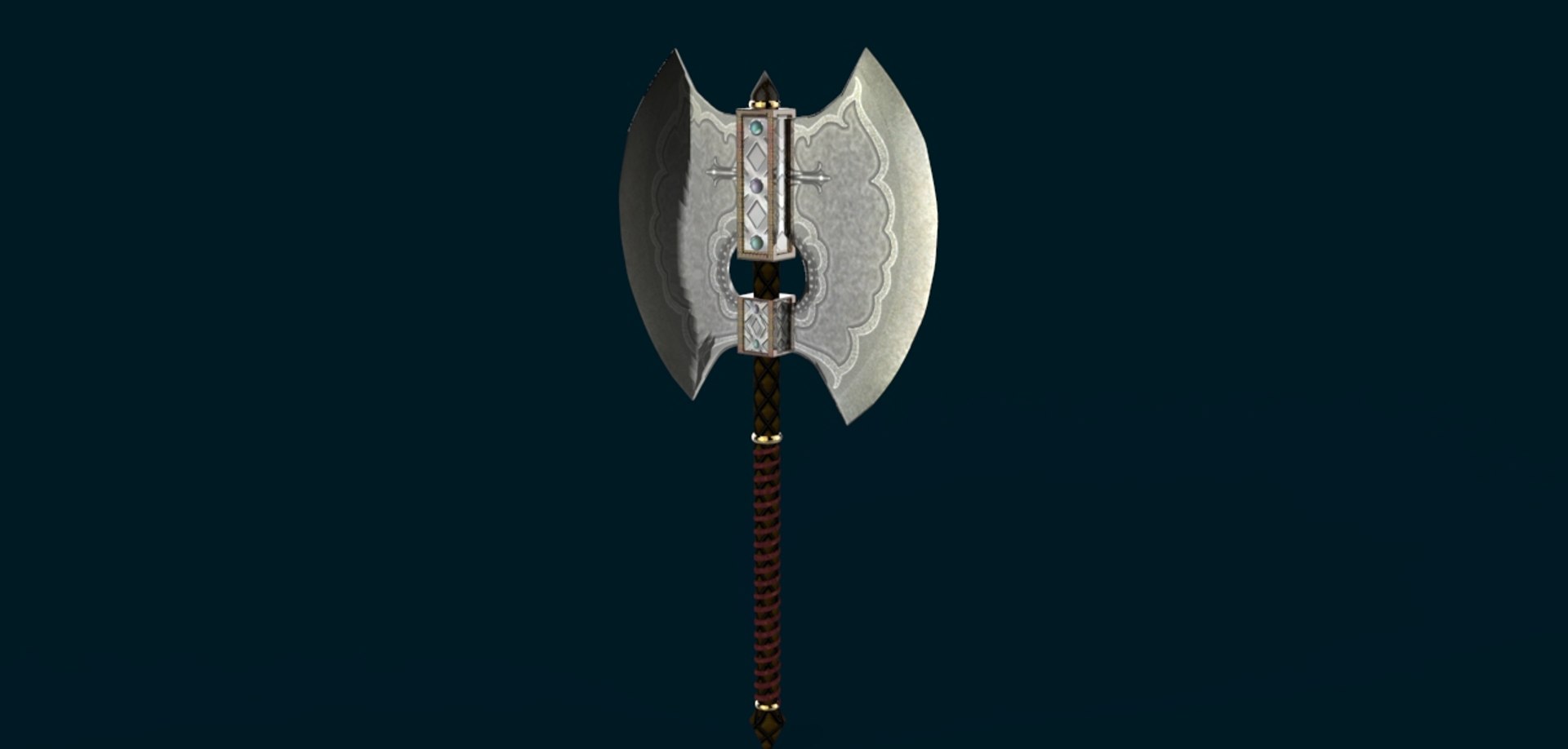 Dwarf Axe 3d Obj