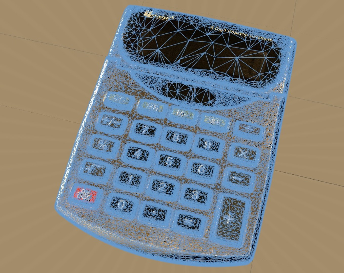 3d Model Calculator Realistic