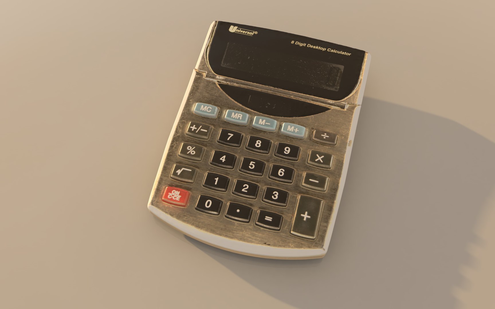 3d Model Calculator Realistic