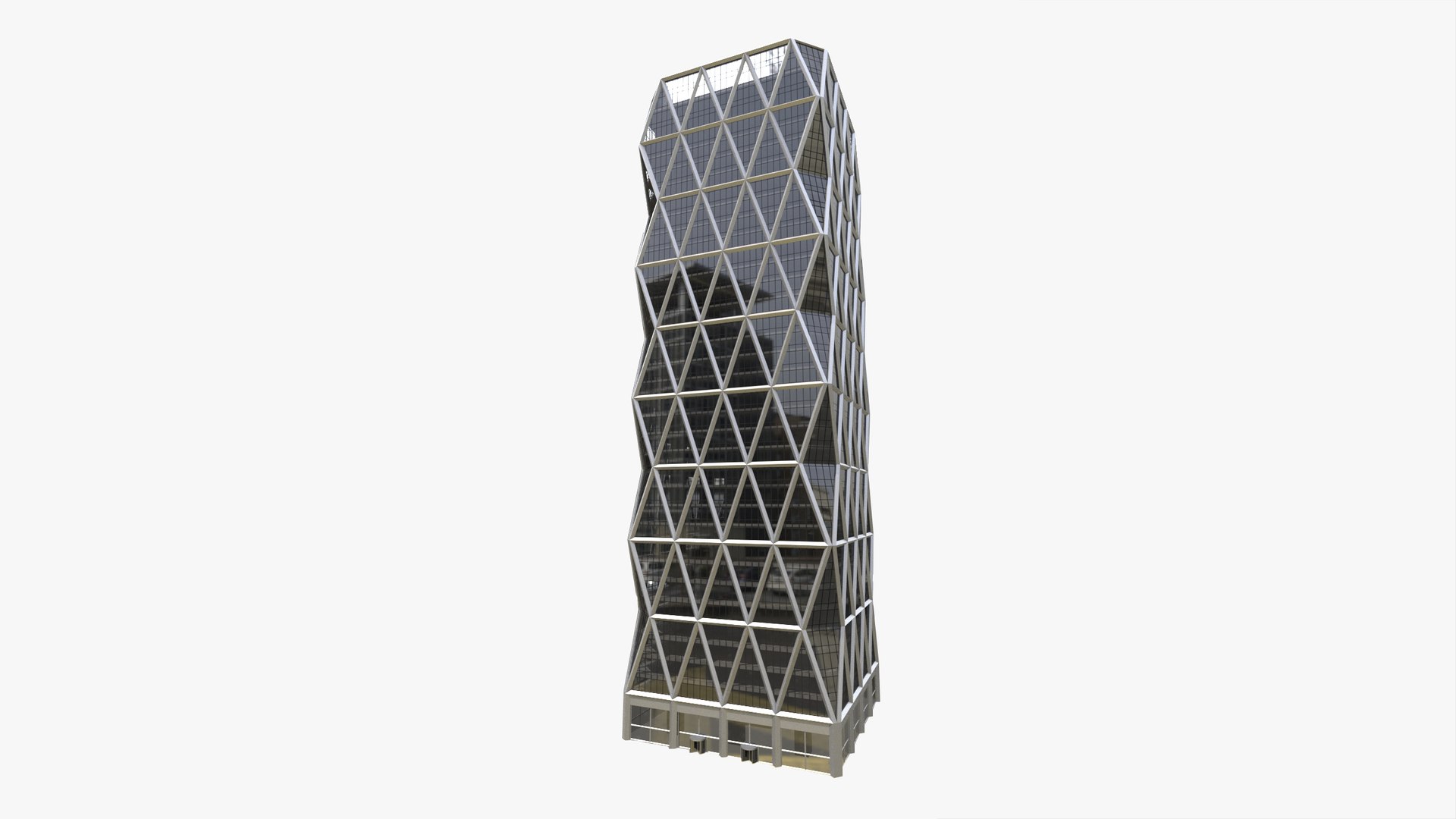 3D Skyscraper City Building Modern Architecture Model - TurboSquid 1517026