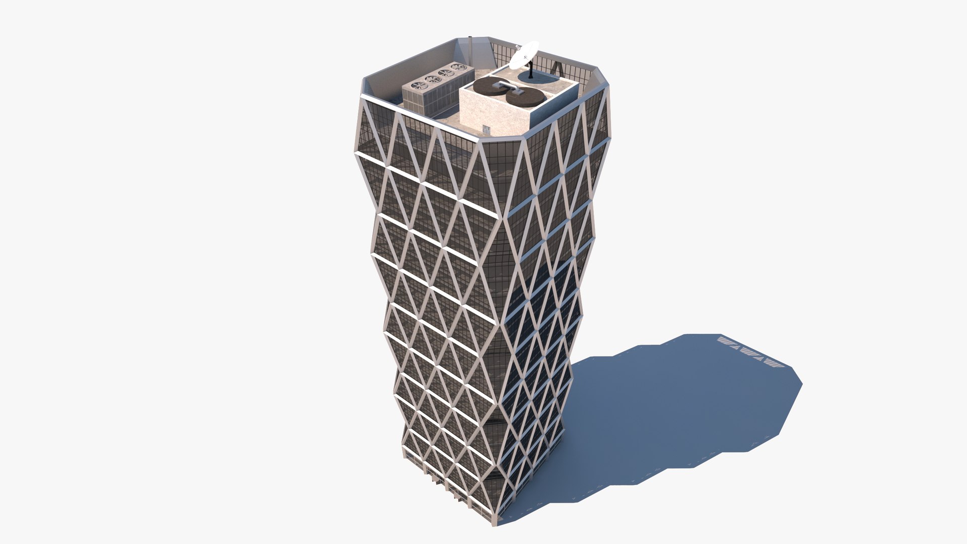 3D Skyscraper City Building Modern Architecture Model - TurboSquid 1517026