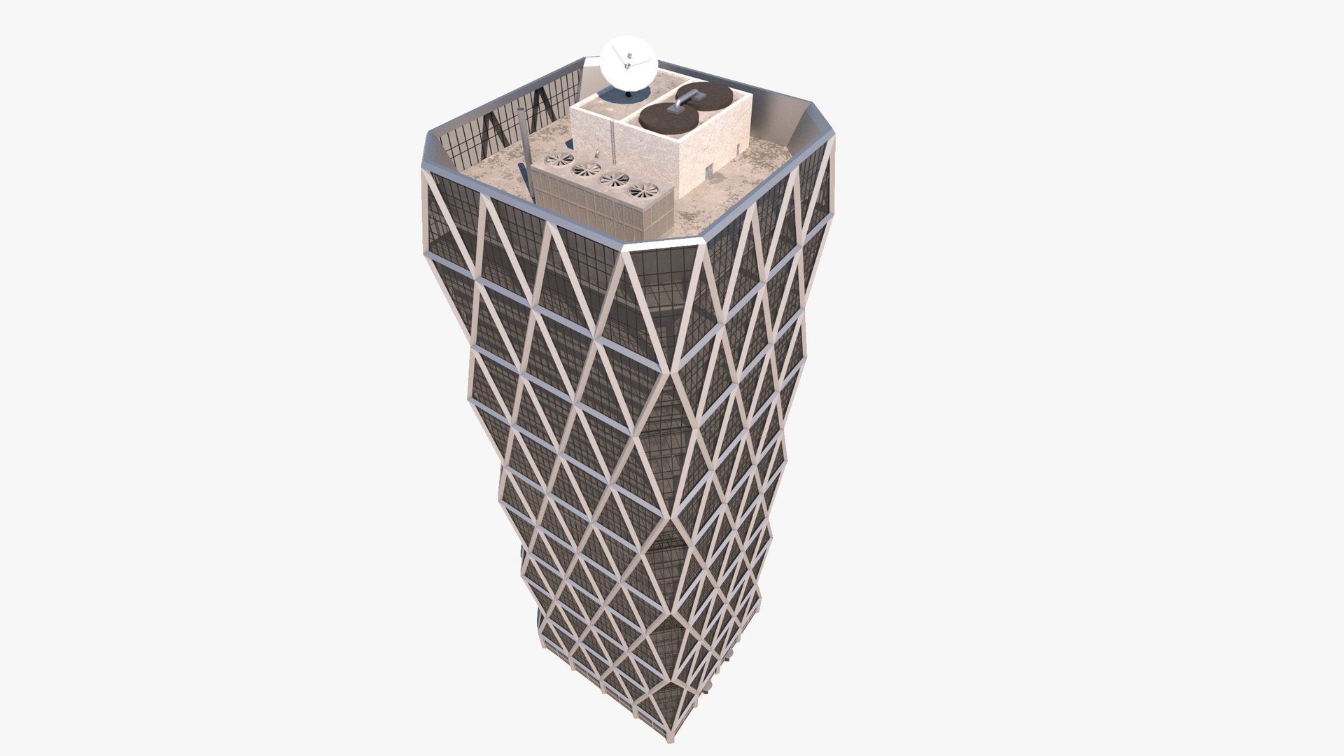 3D Skyscraper City Building Modern Architecture Model - TurboSquid 1517026