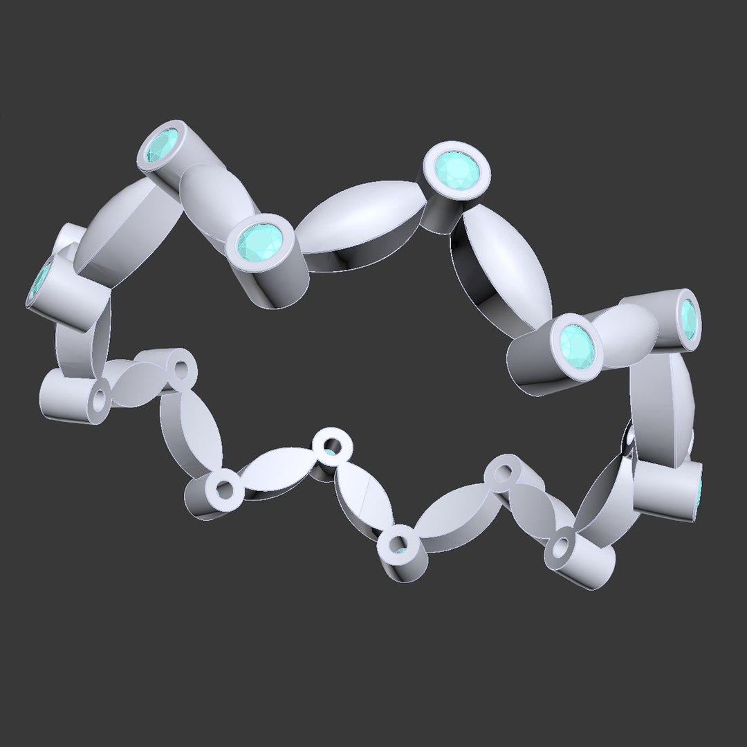 Wave Band 110 Bezel 3D Model - TurboSquid 1349148