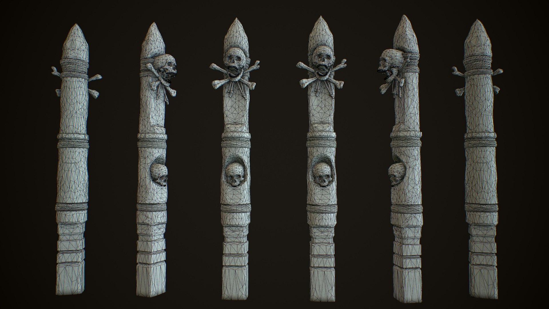3D Wood Totems Pagan Deities - TurboSquid 2135497