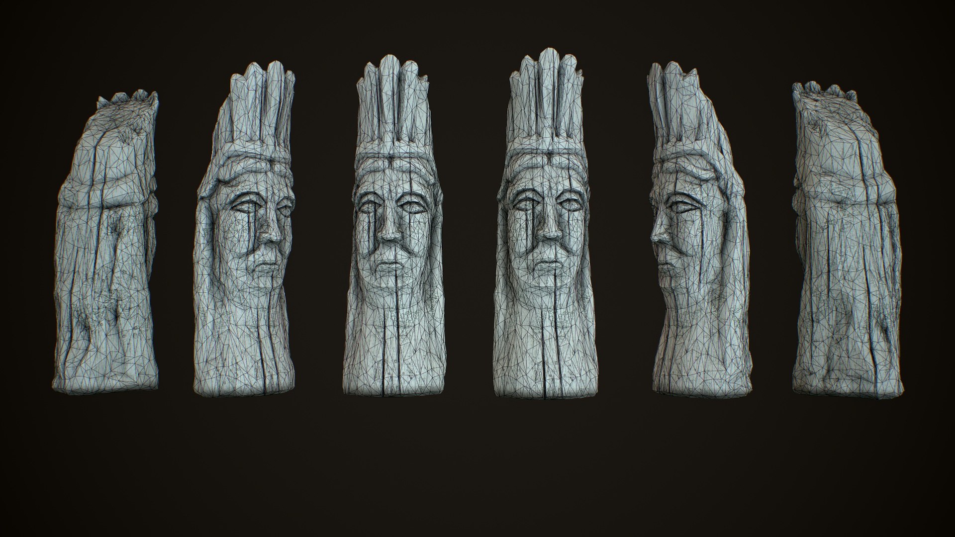 3D Wood Totems Pagan Deities - TurboSquid 2135497
