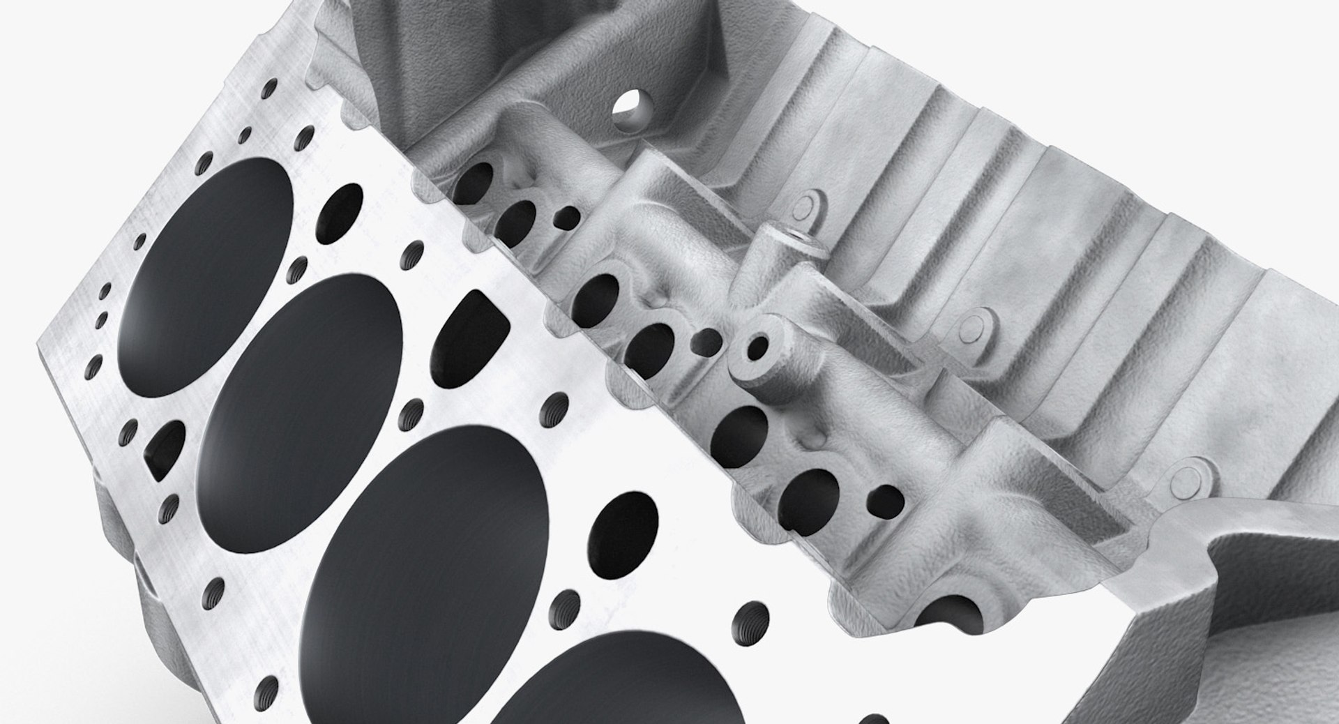 3D engine block - TurboSquid 1327431