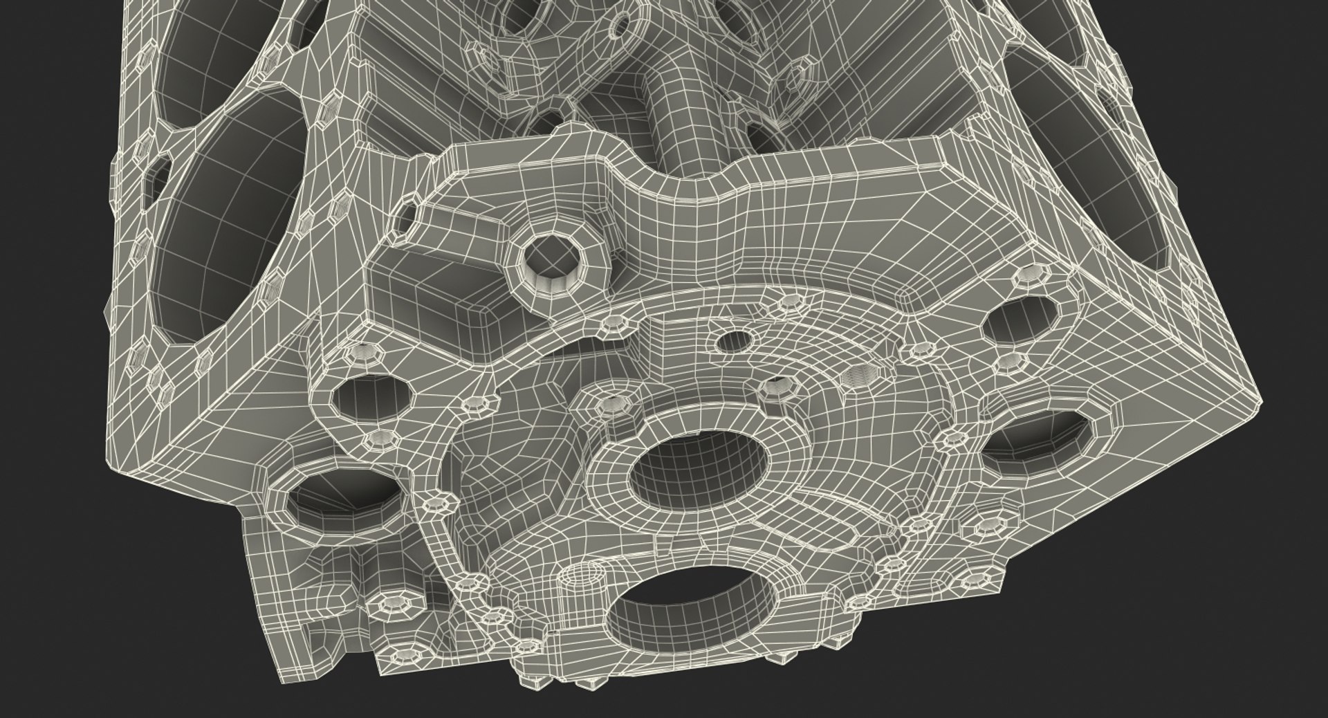 3D engine block - TurboSquid 1327431