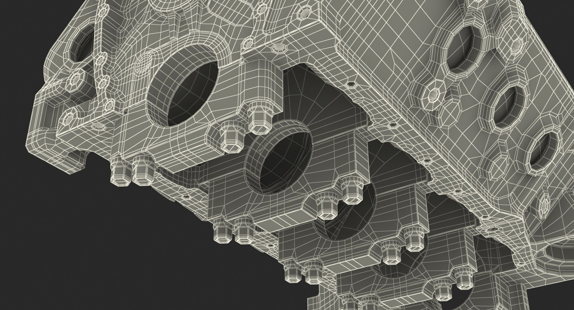 3D engine block - TurboSquid 1327431