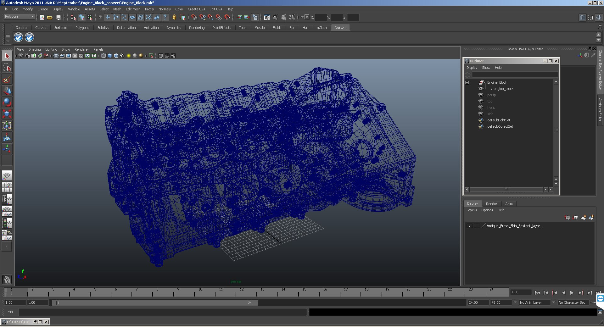 3D engine block - TurboSquid 1327431