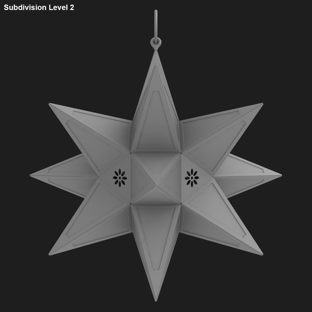 3d Model Star Lantern
