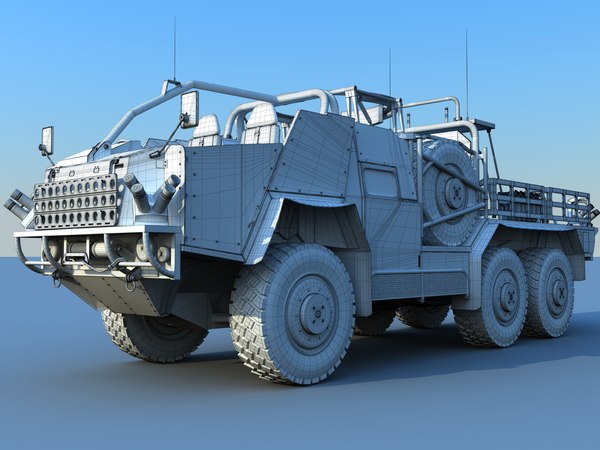 3d model british army vehicles