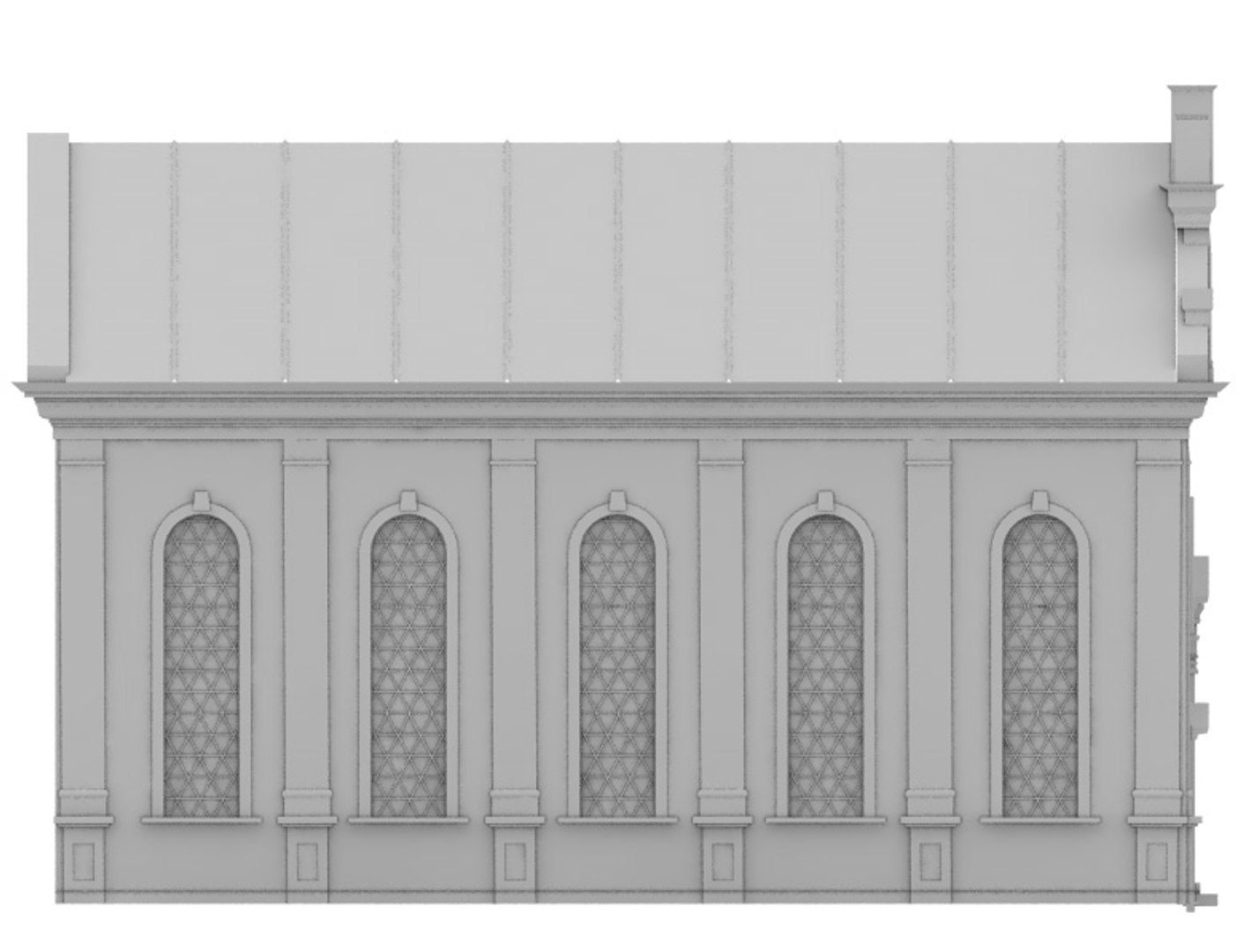 3d Model Synagogue