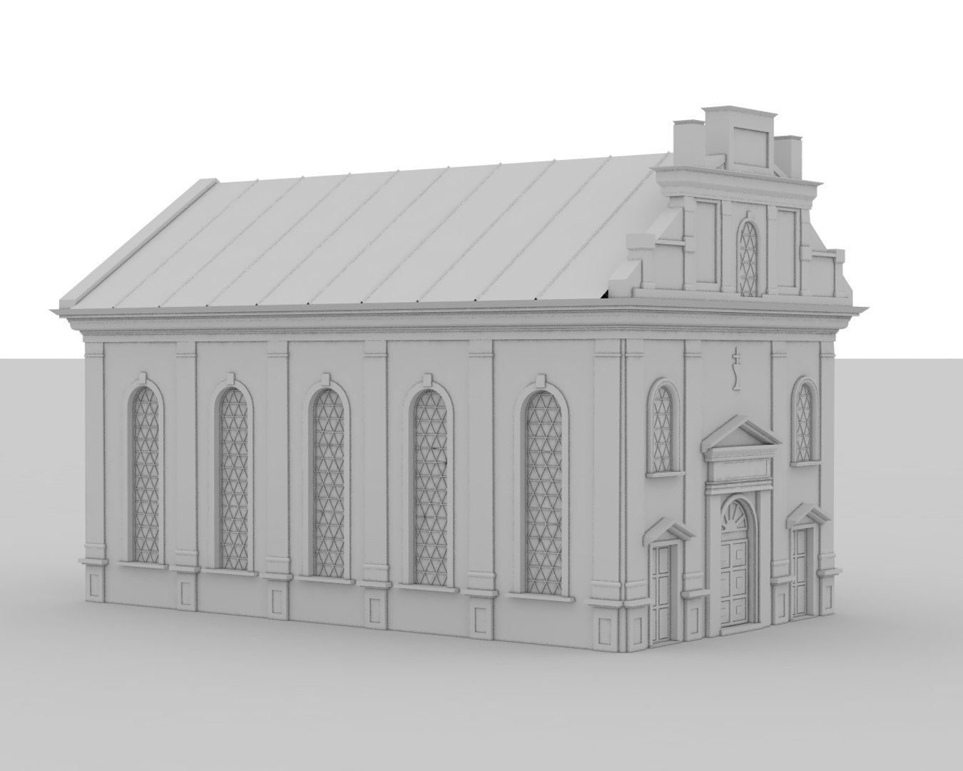 3d Model Synagogue