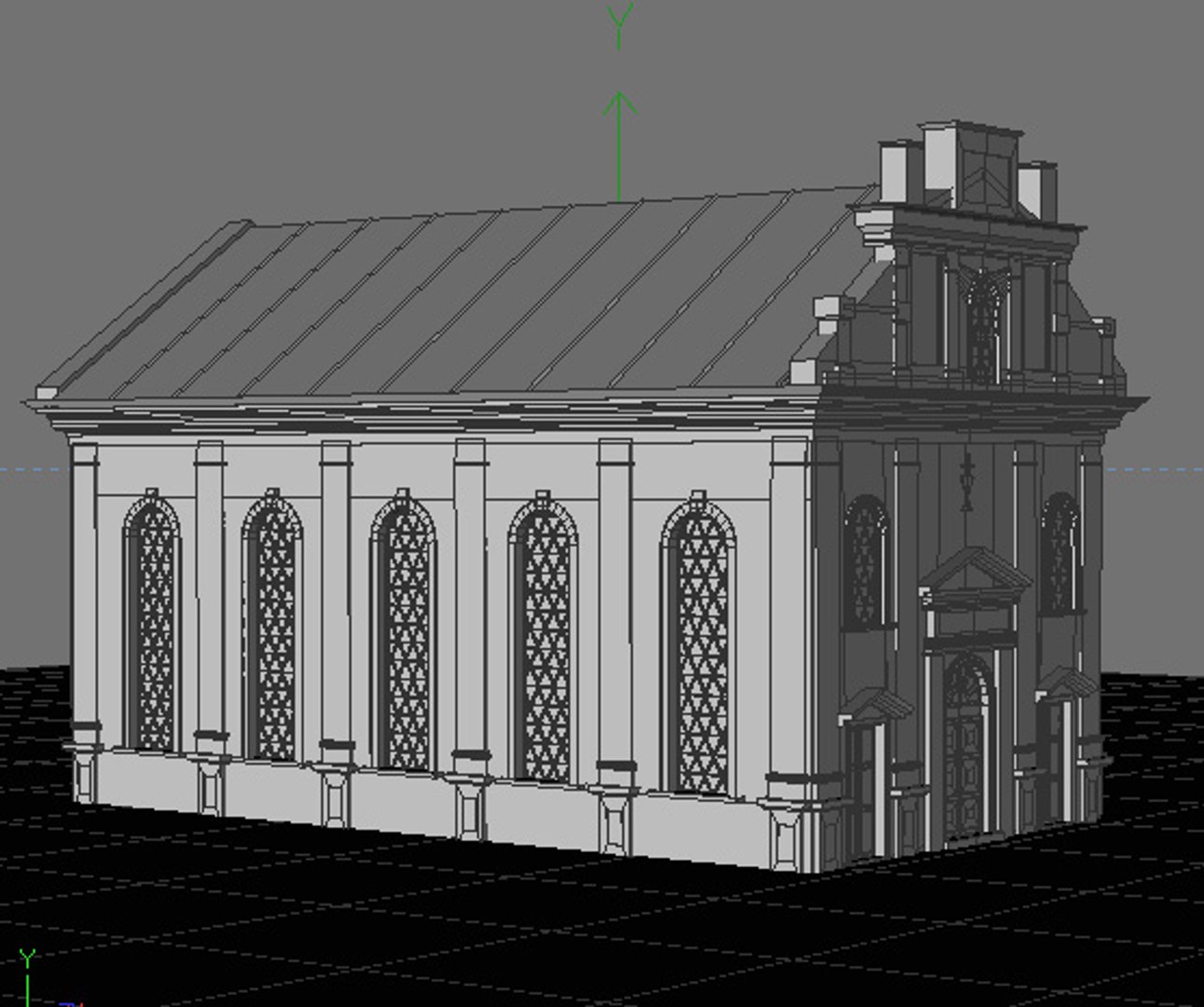 3d Model Synagogue