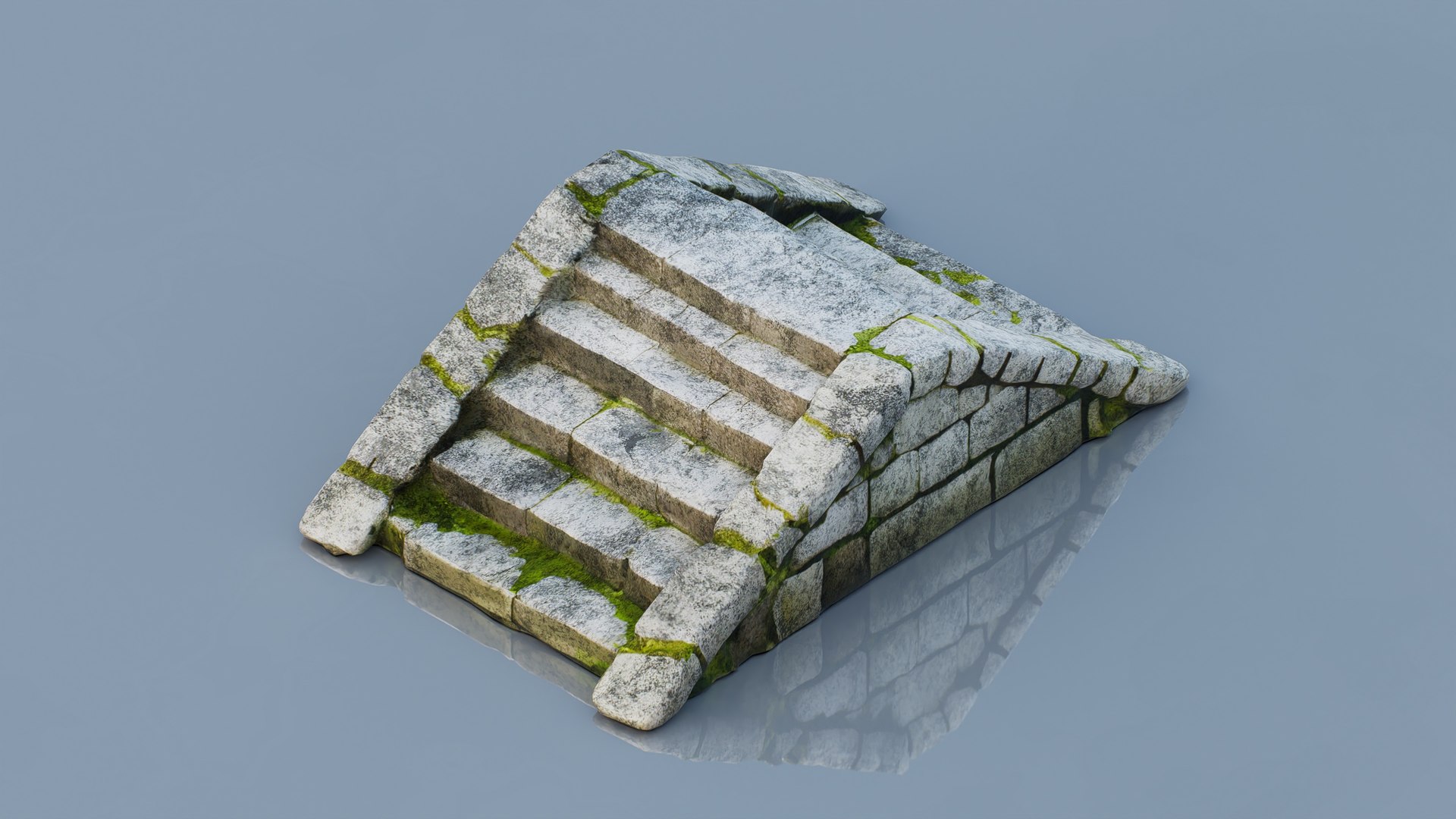 Stone Staircase 3D Model - TurboSquid 2406581