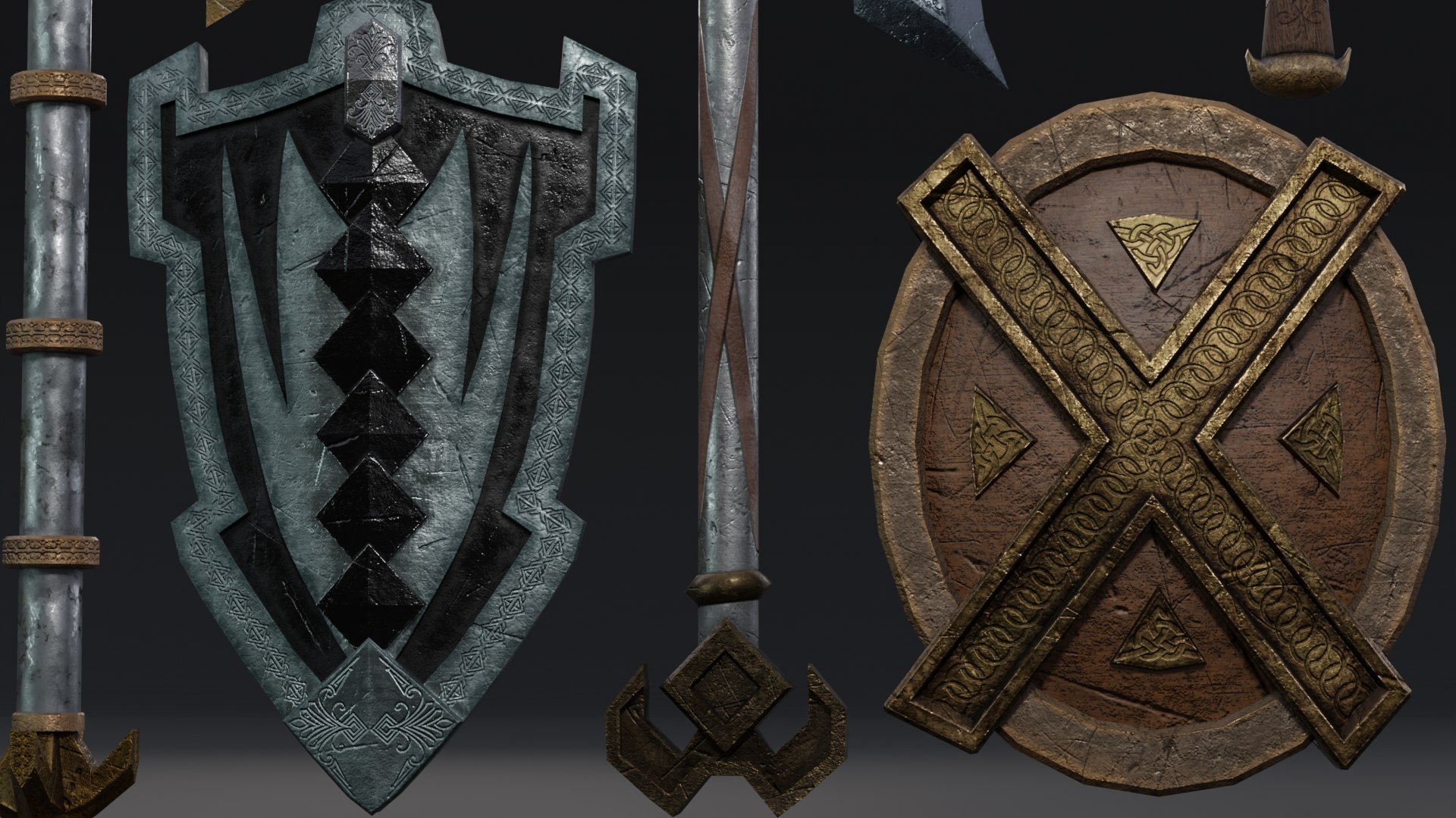 3D Semi Stylized Fantasy Weapon Pack 1 - TurboSquid 2144044
