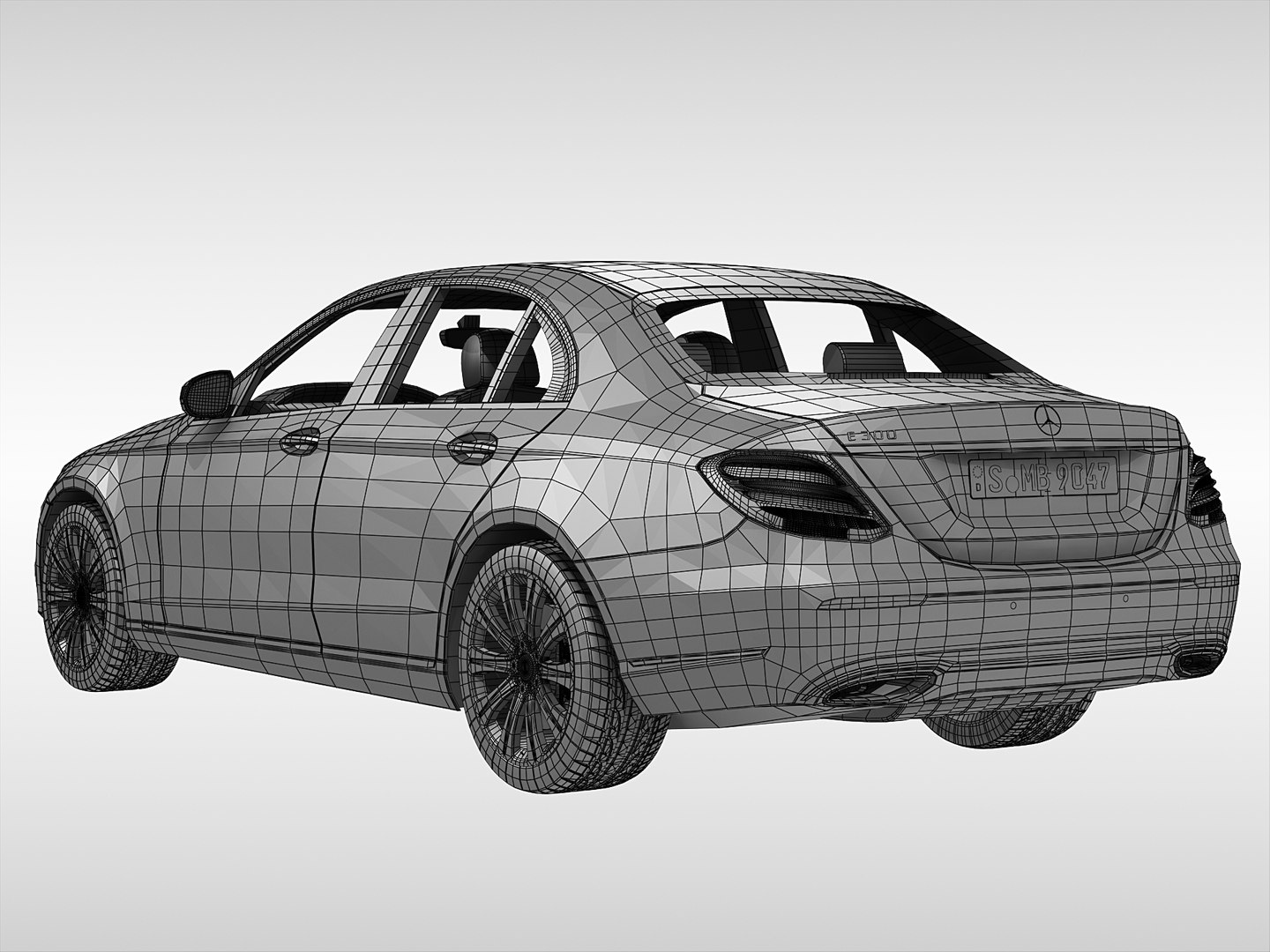 3d Model Mercedes Car