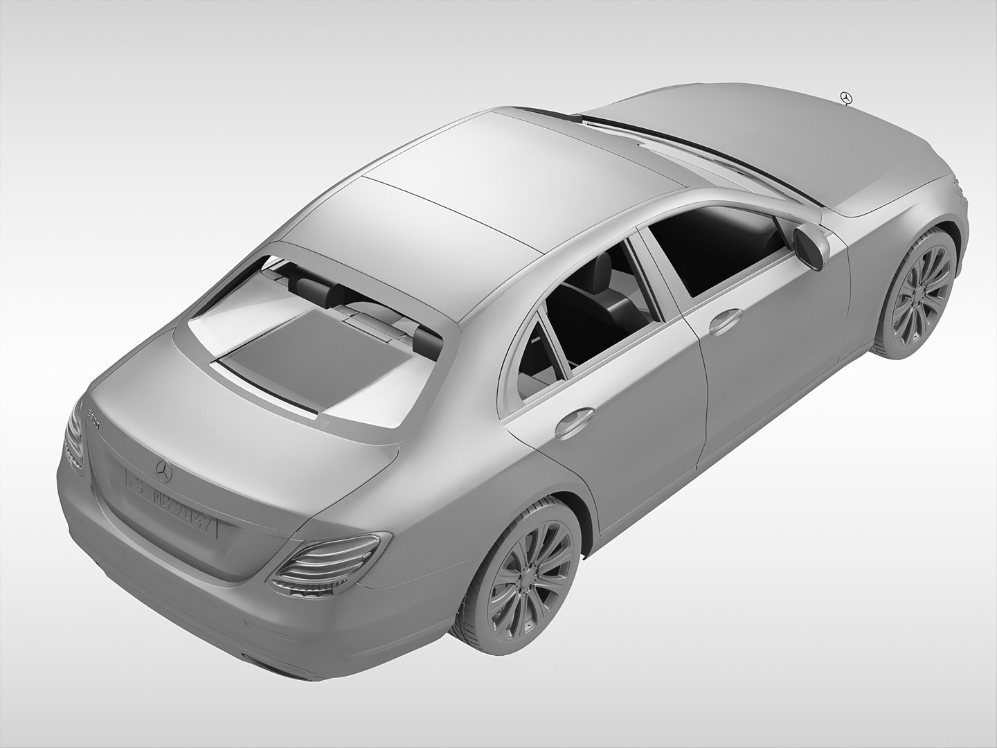 3d Model Mercedes Car