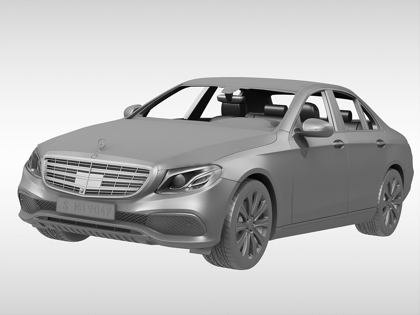 3d Model Mercedes Car