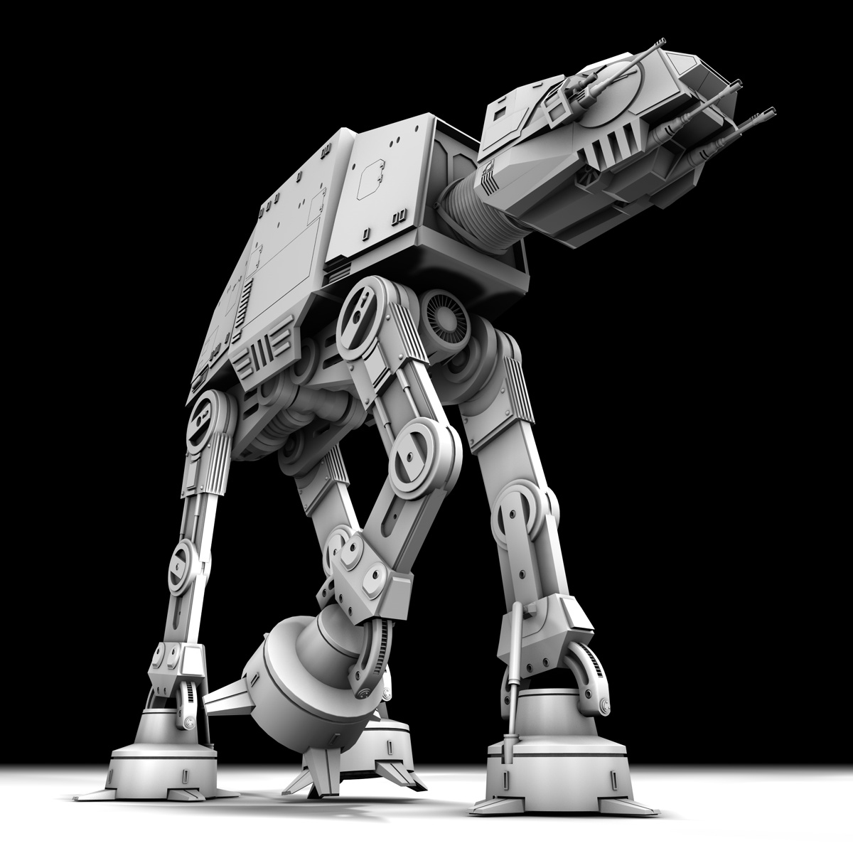 3D Cinema 4D AT AT Walker atat