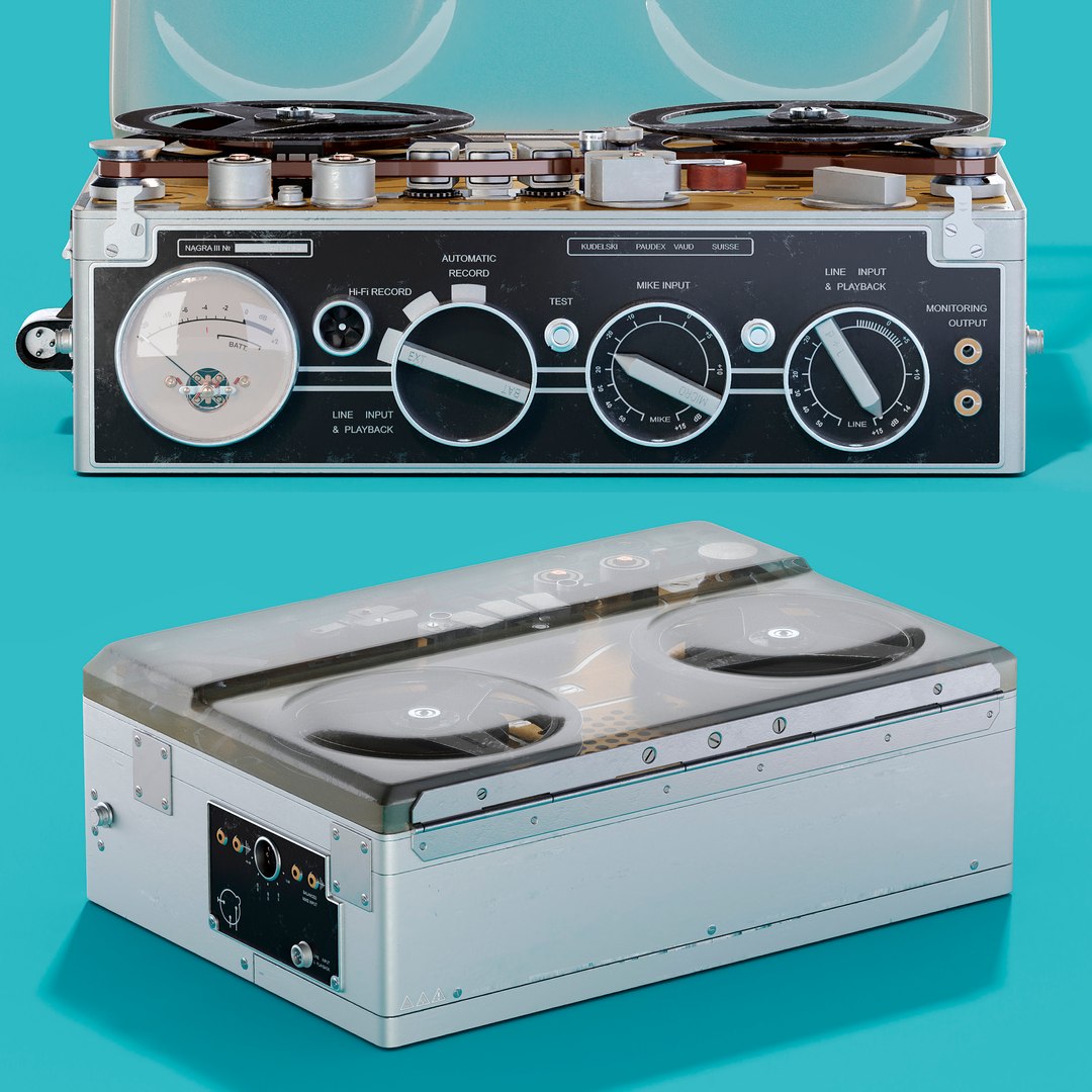 3D Nagra III Kudelsky 1958 model - TurboSquid 1823411