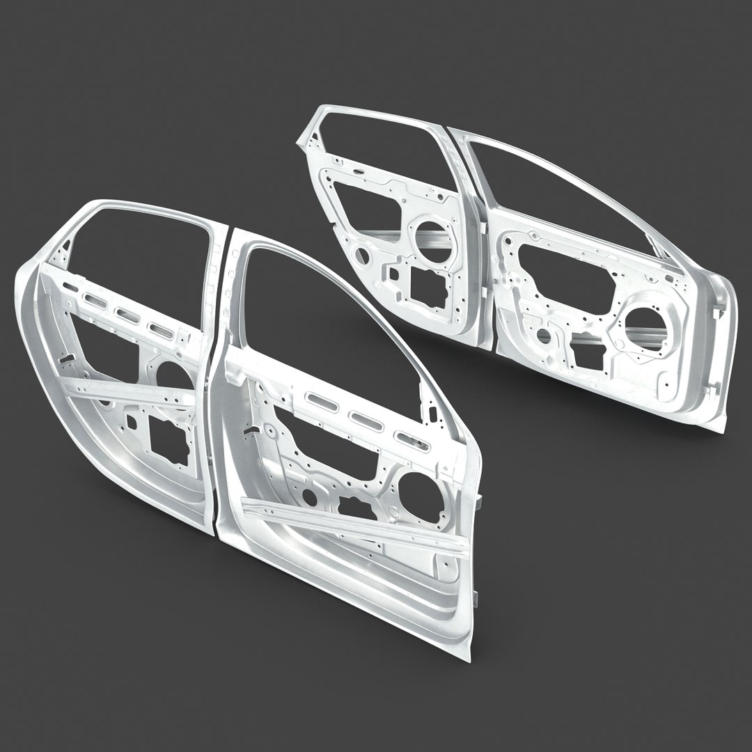 max car door frames rigged