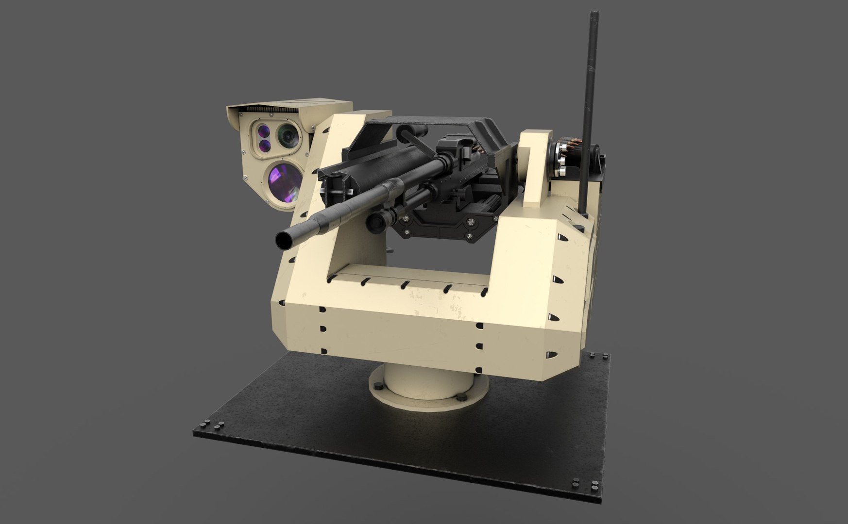 3D Model Pitbull RWS - TurboSquid 2080546