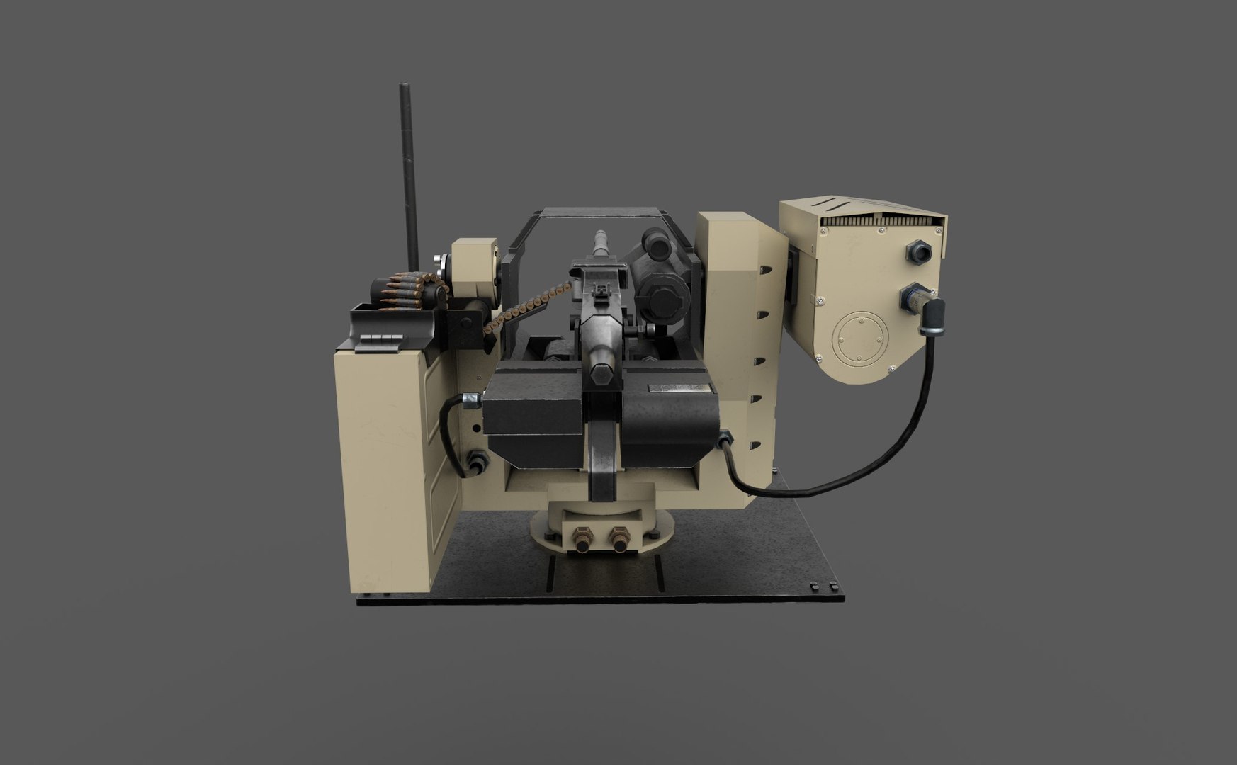 3D Model Pitbull RWS - TurboSquid 2080546